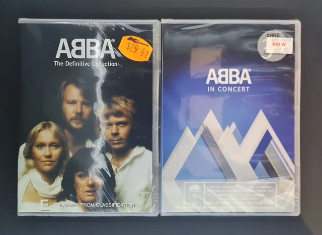 ABBA IN CONCERT and ABBA The Definitive Collection DVD Lot Of 2 NEW and ...