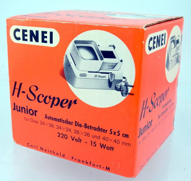 CENEI H-SCOPER JUNIOR Automatischer Dia-Betrachter - 14941 EUR 39,00 ...