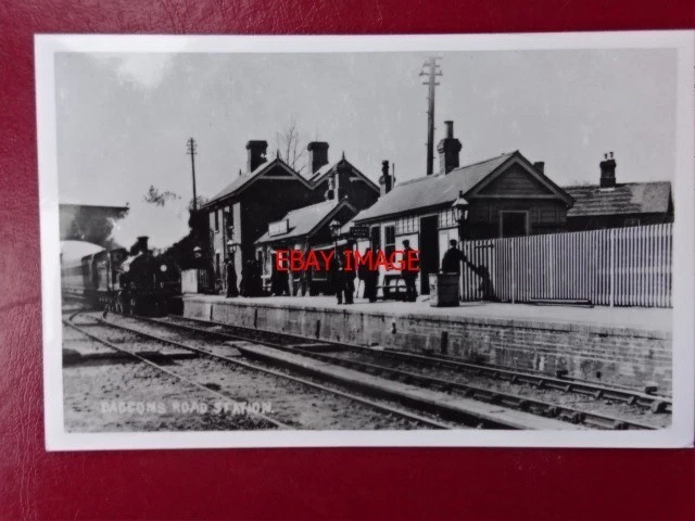 PHOTO DAGGONS Road Railway Station Lswr Verwood - Fordingbridge. West ...