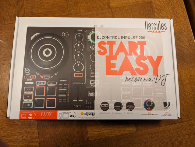 HERCULES DJCONTROL INPULSE 200 Platine Mix Comme Neuf En Boite EUR 130 ...