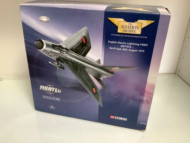 CORGI AA32302 1:72 EE Lightning F.Mk.II XN779/X RAF No 19 Sqn MIB £49. ...