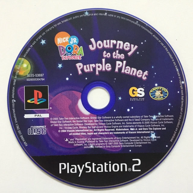 DORA THE EXPLORER Journey To The Purple Planet game PlayStation 2 PS2 ...