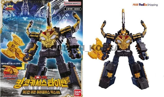 POWER RANGERS KINGDOM Force DX King Caucasus Titan 3-Type Mode ...