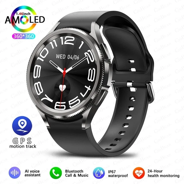 2025 NEW AMOLED Smartwatches for Android iOS GPS NFC Smart Watches for ...