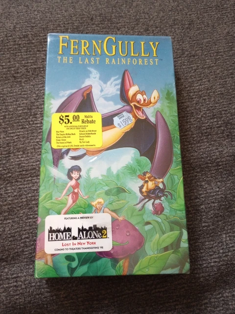 FERNGULLY: THE LAST Rainforest VHS 1992 20th Century Fox Release ...