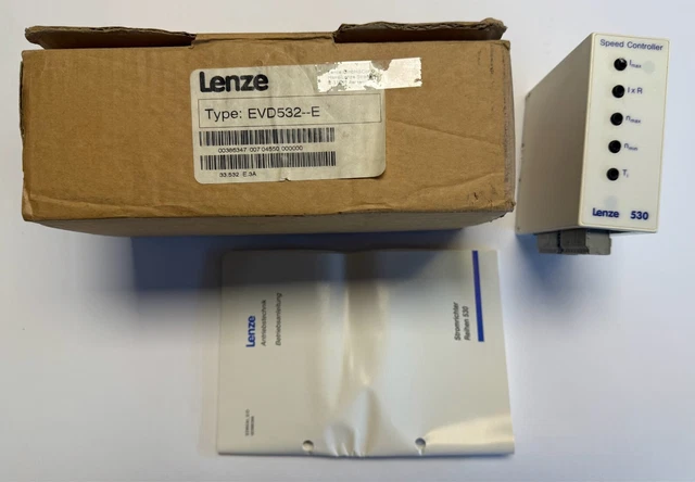 LENZE SPEED CONTROLLER / Lenze 530 / EVD532--E / 00386347 / Neu in OVP EUR 999,95 - PicClick DE