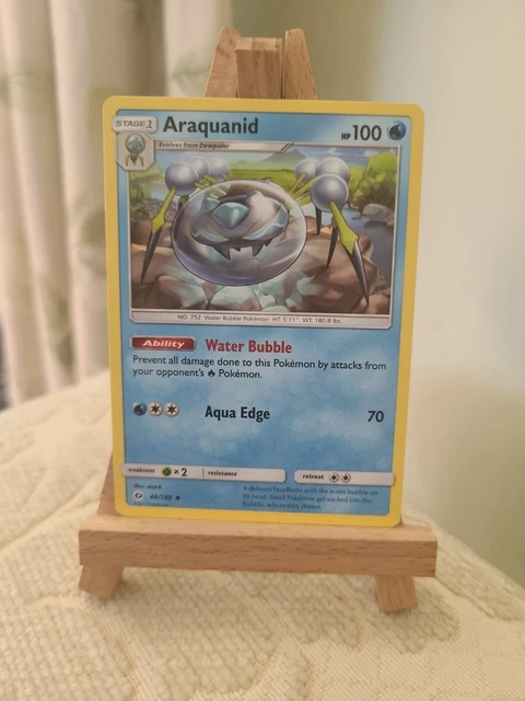 POKEMON TRADING CARD Game Araquanid Sun And Moon Base Set Card #46/149 ...