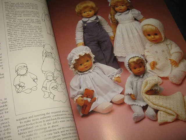 ANTIQUE VINTAGE DOLLS Clothes Sewing Patterns Gotz Sasha Bisque Baby ...