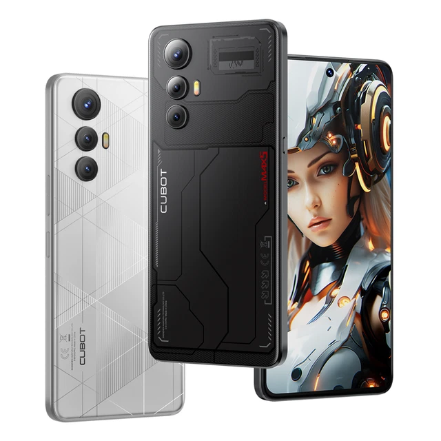 CUBOT MAX 5 5G Smartphone 24GB+256GB Andriod 14 Gaming Phone Dual Sim ...