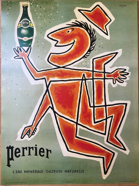 RAYMOND SAVIGNAC - Affiche - Perrier Eau Minérale - Offrez Maintenant ...
