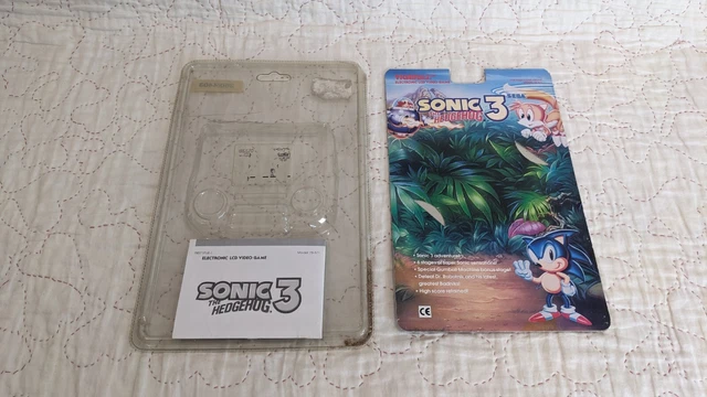 SEGA TIGER SONIC The hedgehog Lcd Sonic 3 Case And Instructions Only ...