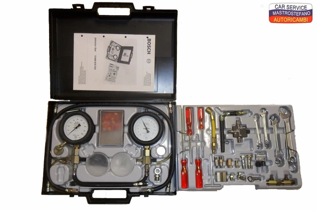 JETRONIC-SET 0986615100 BOSCH VALIGETTA con KIT MANOMETRI CON ...