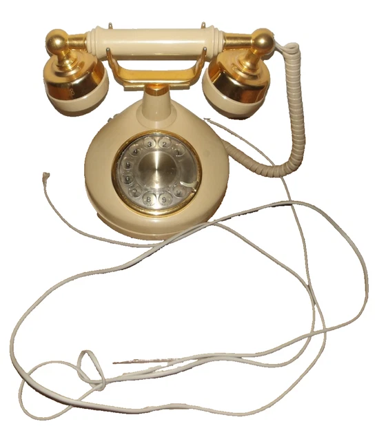 ELECTRIC FRENCH STYLE Princess Rotary Vintage Rotary Dial Telephone £75 ...