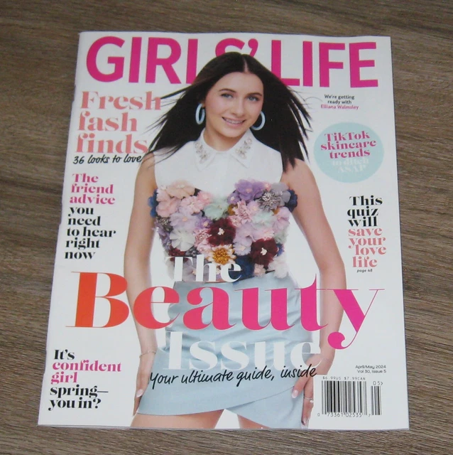 GIRLS LIFE 2024 magazine Elliana Walmsley COVER photo Cailey Fleming ...