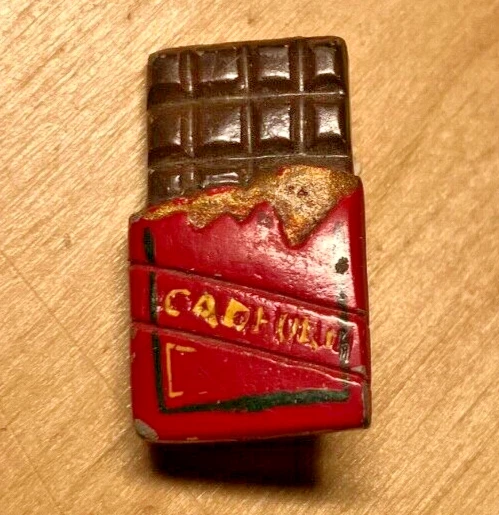 VINTAGE CADBURYS DAIRY Milk Chocolate Bar Pin Badge £0.99 - PicClick UK