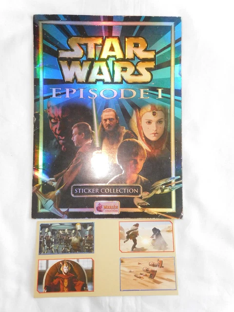 STAR WARS EPISODE 1 Merlin Sticker Album Complete 1999 EUR 5,84 ...