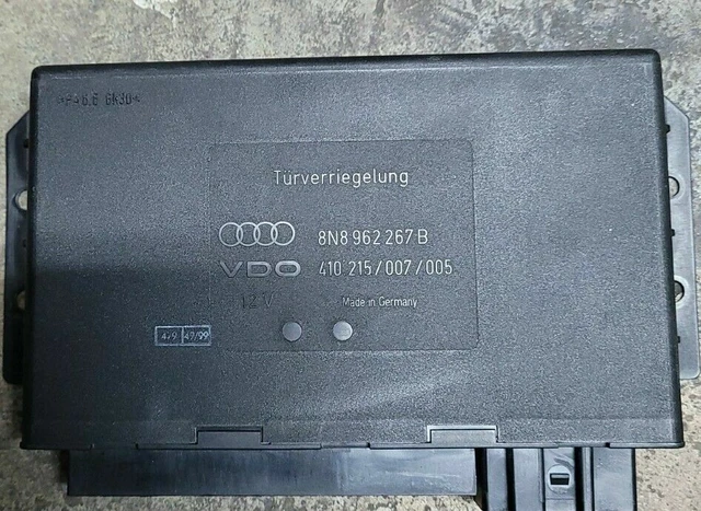 AUDI TT 8N control unit for central locking 8N8962267B door locking ZV ...