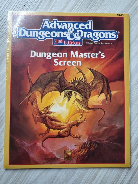 DUNGEON MASTER'S SCREEN 2da Edición SELLADA Advanced Dungeons and ...