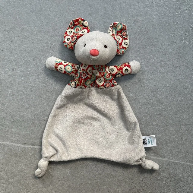 JELLYCAT POSIE MOUSE Soother Comforter Floral Baby Soft Toy £20.25 ...