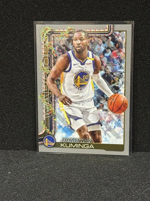 2025-26 TOPPS HOLIDAY Nba Silver Glitter - Jonathan Kuminga Warriors # ...
