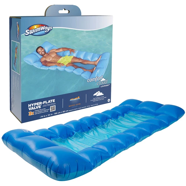 INFLATABLE POOL FLOATS Raft-Oversized Pool Raft and Float for Adults ...