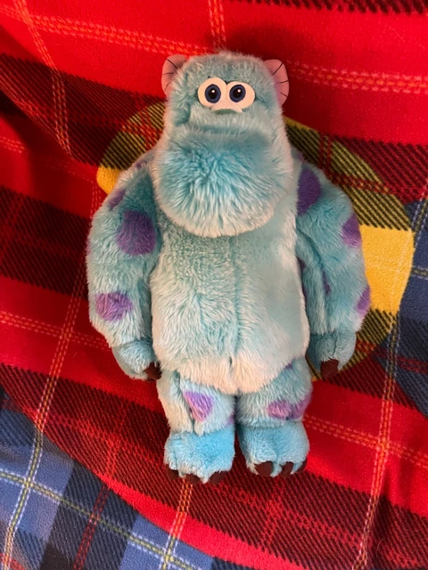DISNEY SULLY PLUSH Monsters Inc. 18” Large Blue Embroidered Logo Stand ...