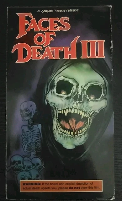 FACES OF 3 VHS Vintage Rare Horror Tape Tested £35.77 - PicClick UK