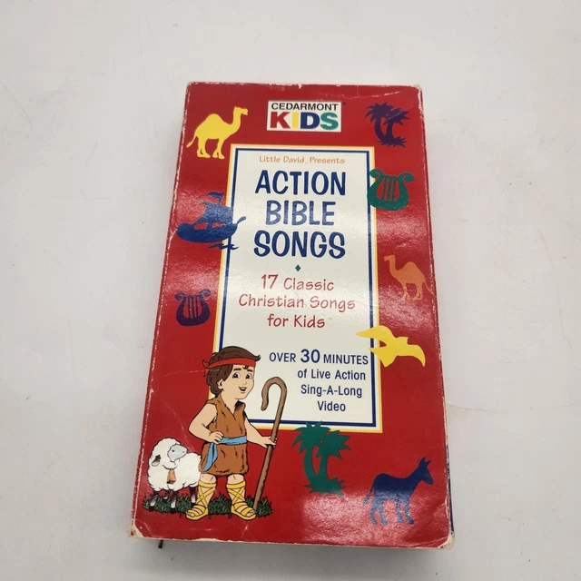 CEDARMONT KIDS ACTION Bible 17 Classic Christian Songs Sing-A-Long VHS ...