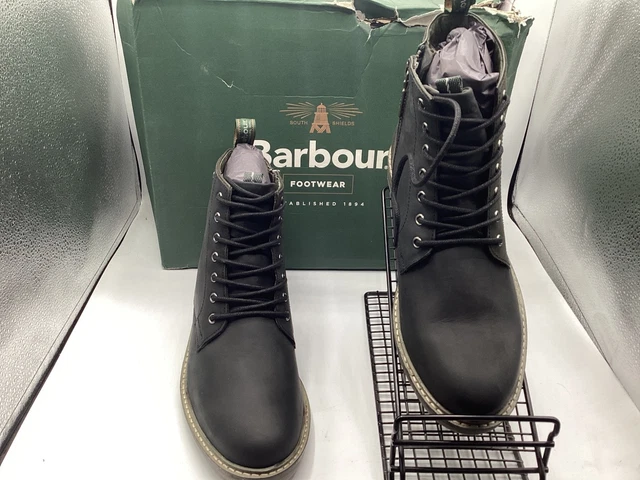 BARBOUR SEAHAM LACE UP MENS BOOTS BRAND NEW SIZE 7UK 100 % Genuine ...