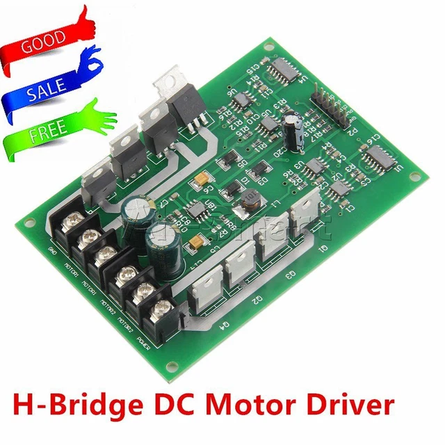 SCHEDA MODULO DRIVER doppio motore H-bridge DC MOSFET IRF3205 3-36V 15A Peak30A EUR 14,80 ...