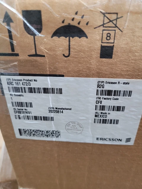 ERICSSON REMOTE RADIO Unit Krc 161 472/3 Radio 4426 Cf8 R2G Brand New ...