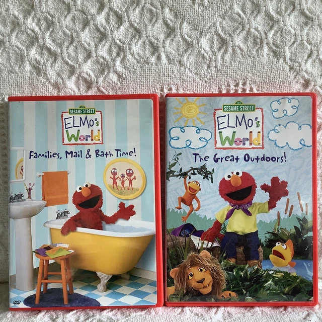 2- ELMO'S WORLD - “Families, Mail & Bath Time “ & The Great Outdoors ...