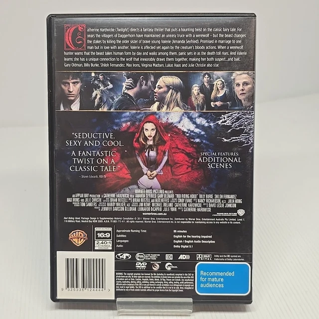 RED RIDING HOOD (DVD, 2011) Gary Oldman Kacey Rohl Amanda Seyfried Max ...