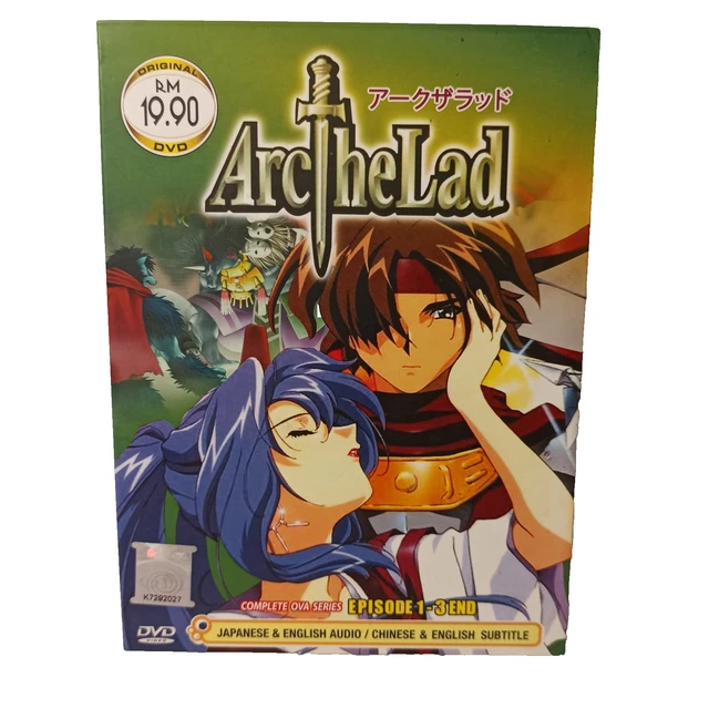 ARCTHELAD COMPLETE OVA Series Eps. 1-3 DVD Anime Animation Manga Region ...