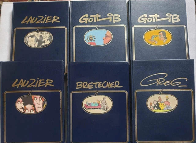 LOT DE 6 Reliure Intégrale Rombaldi recueil Gotlib,Lanzier,Bretecher,Greg EUR 10,50 - PicClick FR