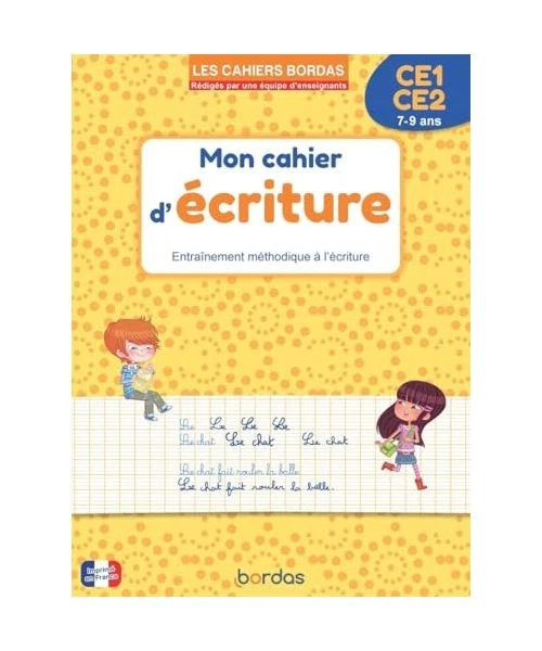 LES CAHIERS BORDAS - Mon cahier d'écriture CE1-CE2, Guyonnet, Marcel ...