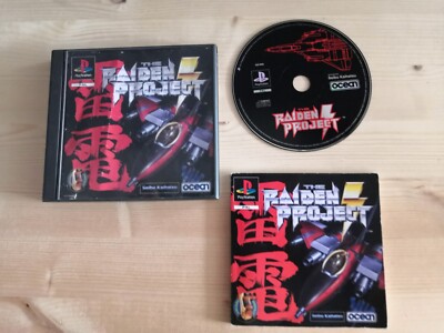 THE RAIDEN PROJECT playstation ps1 psone complete worlshipping pal euro ...