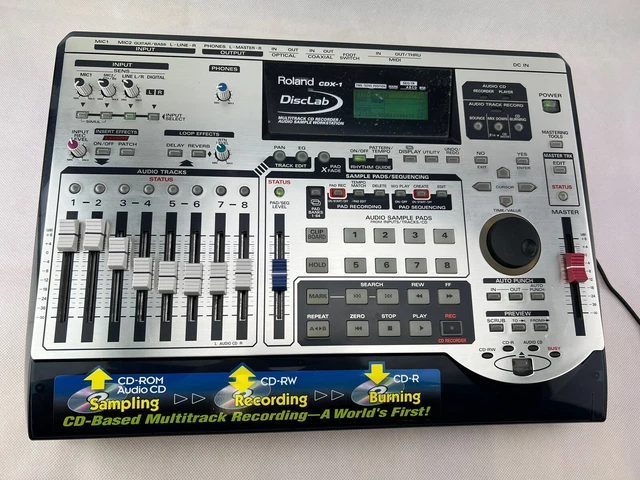 ROLAND CDX-1 WORKSTATION Multi Track, CD Recorder, Audio Sampler Great ...