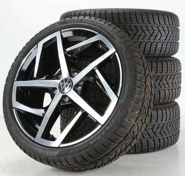 VW GOLF 8 & R-Line GTE Gti GTD Winter Wheels 18 Inch Dallas Rims ...