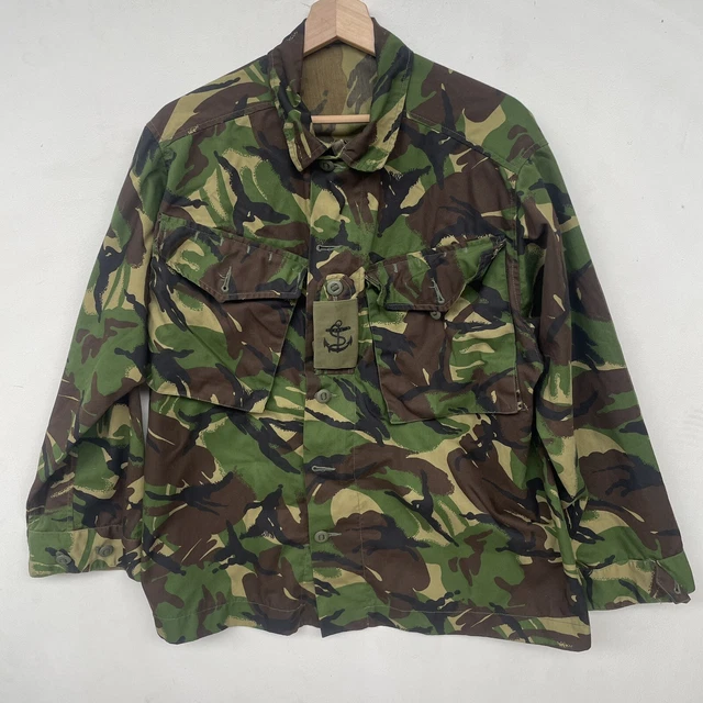 BRITISH ARMY MILITARY Combat Jacket Woodland DPM Camo Lightweight 170/ ...