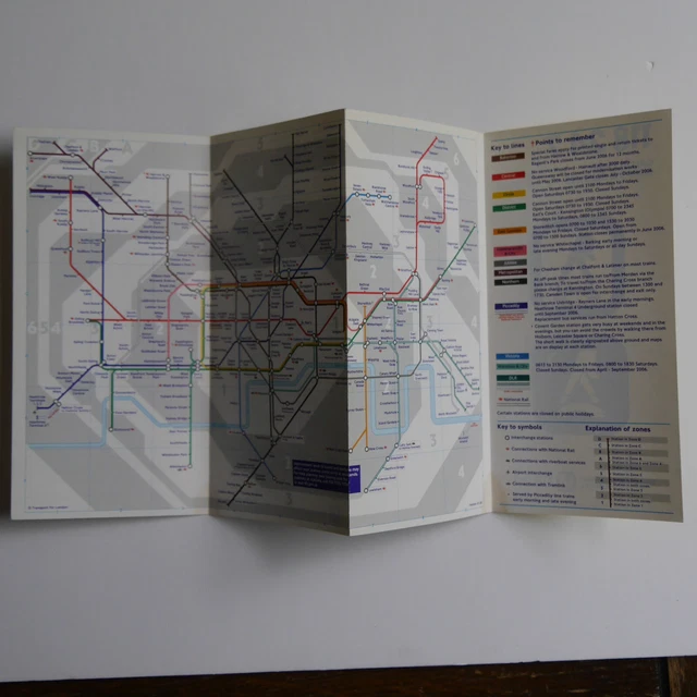 LONDON UNDERGROUND TFL pocket tube map February 2006 David Shrigley Map ...