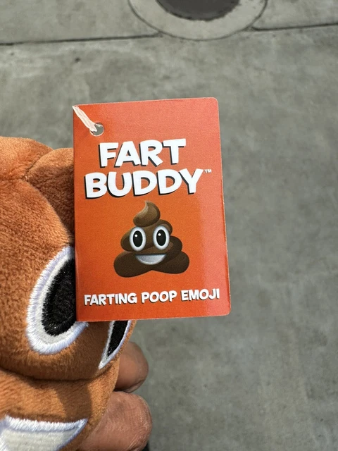 NEW FART BUDDY Farting Poop Emoji 4" Kids or Dog Gag Toy 7 Funny Fart ...