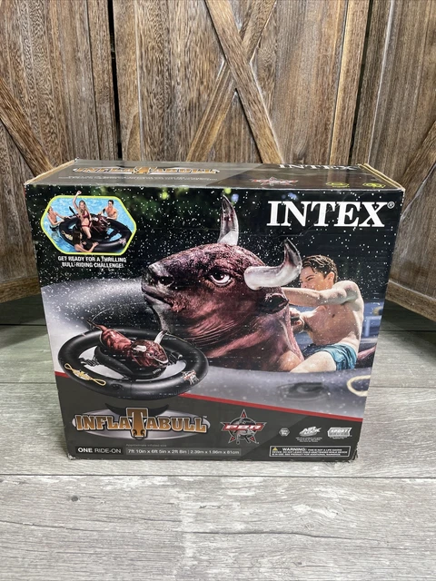 INTEX FLOAT MAT Inflatable inflatabull Bull Rodeo 7ft 10"x6ft 5" x 2ft ...