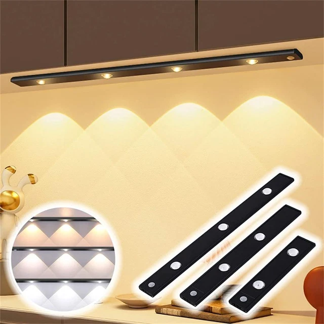HUMAN BODY INDUCTION Motion Sensor Cabinet Light Ultra Thin LED Cabinet ...