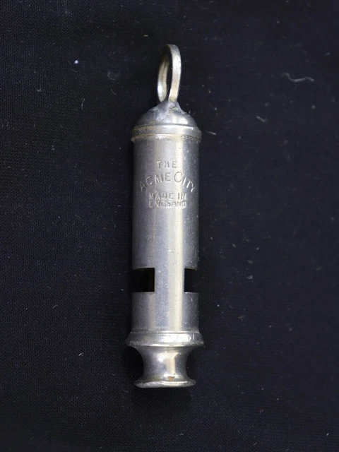 VINTAGE ACME CITY Guide Police Whistle 1930s, Made In England, Original ...