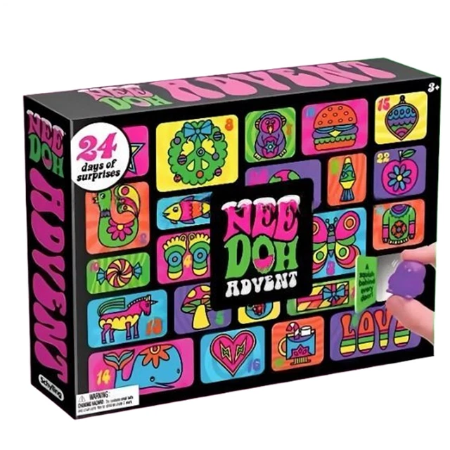 24 DAYS NEE Doh Advent NeeDoh 2025 Christmas Countdown Calendar £23.76 ...