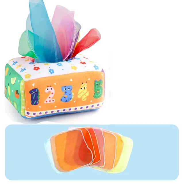 MONTESSORI TOYS MAGIC Tissue Box Baby Educational Learning Activity ...