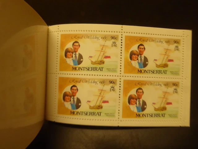 BRITISH COMMONWEALTH STAMPS Booklet Royal Wedding 1981 Montserrat #847 ...
