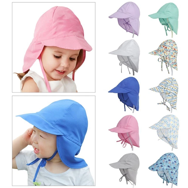 QUICK-DRY SWIMMING CAP Outdoor Sunscreen Children Sun Hats Kids Beach ...