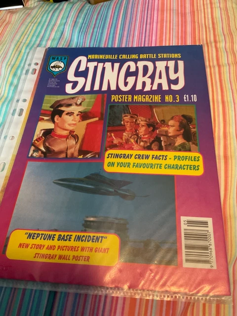 STINGRAY POSTER MAGAZINE # 3 1993 Gerry Anderson Itc £6.99 - PicClick UK